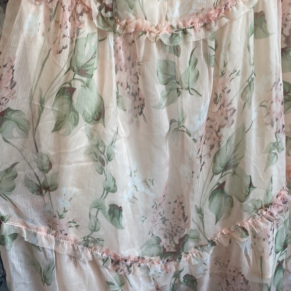 one pretty time | Dresses | Gorgeous Floral Ruffle Flowy Fairycore Boho ...